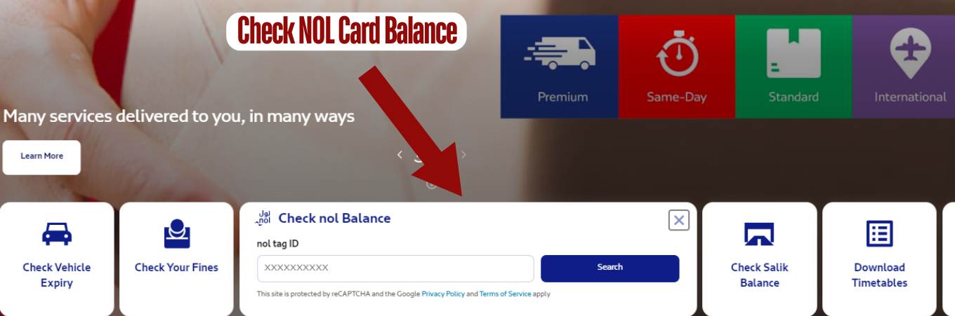 Check Your NOL Card Balance Online Easily - stations.ae