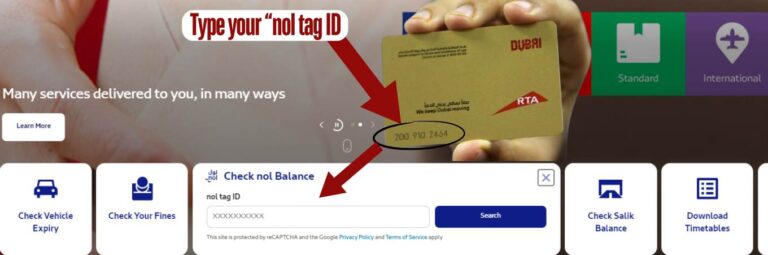 Check Your NOL Card Balance Online Easily - stations.ae