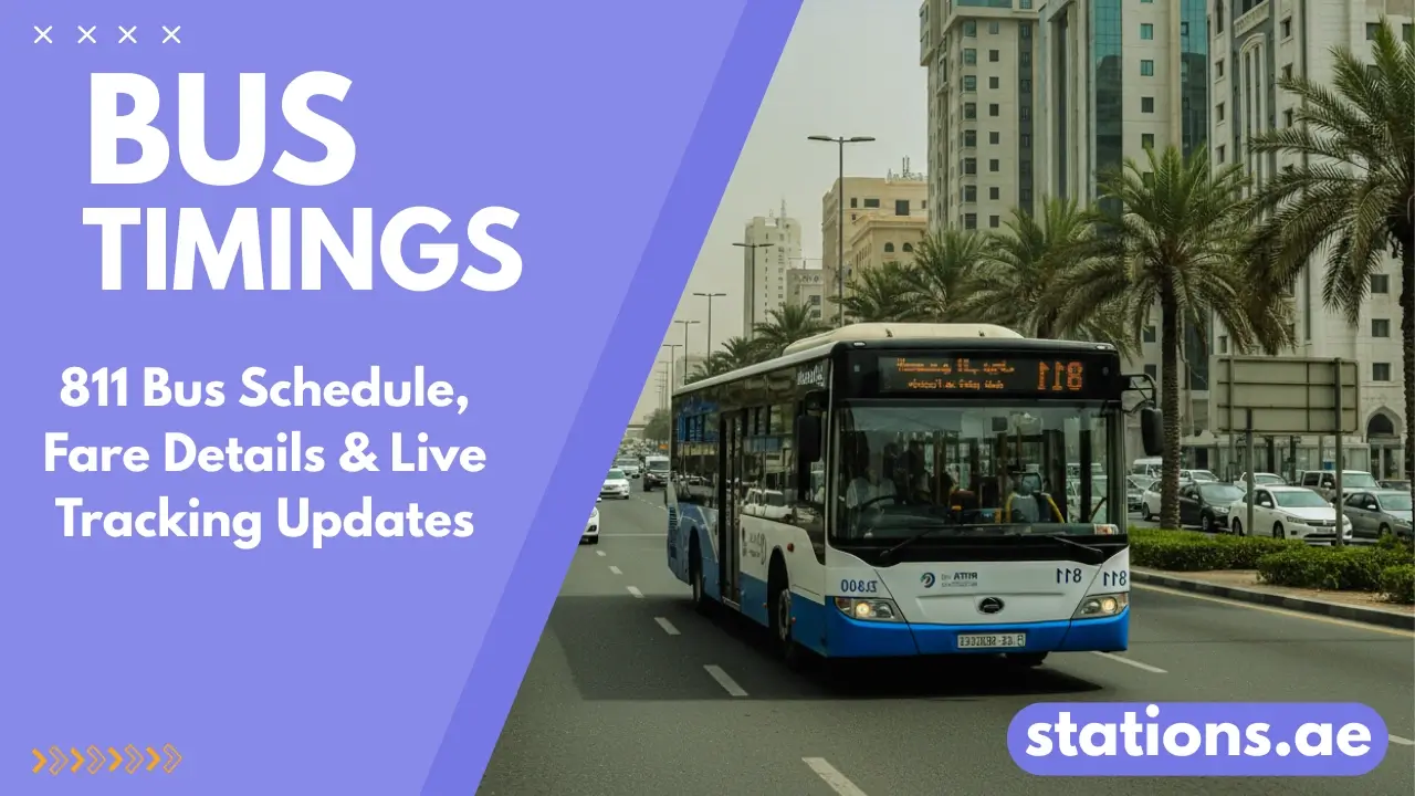 811 Bus: Schedule, Fare Details & Live Tracking Updates - stations